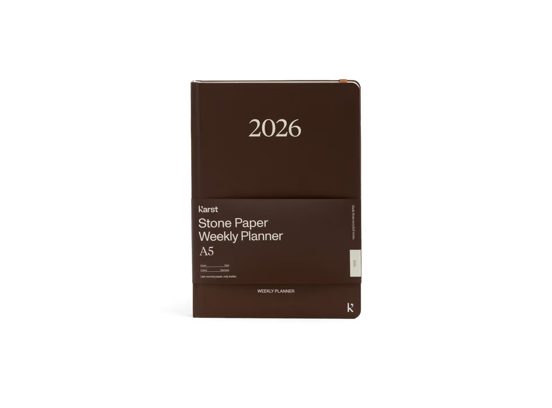 Karst 2023 Weekly Planner - A5 Hardcover - Glacier